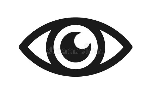 Simple Eye Icon Isolated Stock Illustrations – 44,391 Simple Eye Icon ...