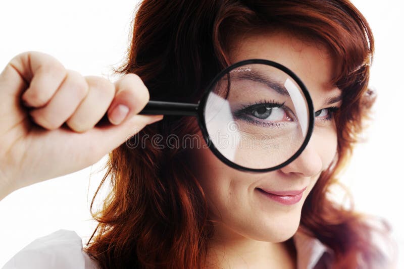 Eye stock photo. Image of instrument, young, scientific - 18047406