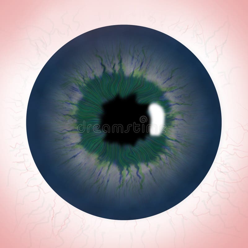 Albino Eye stock vector. Illustration of aberration, body - 12548467