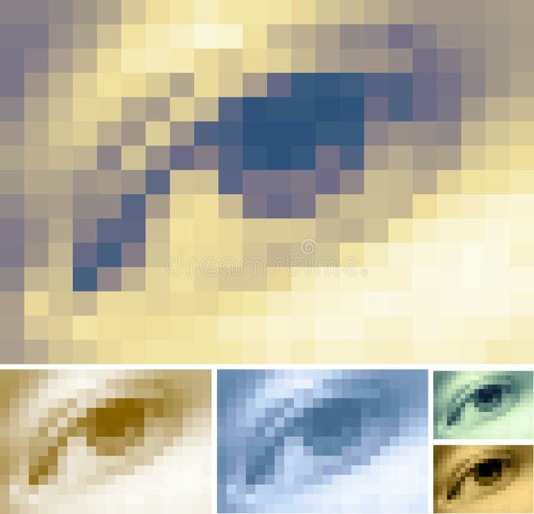 Pixelated Eye Stock Illustrations – 1,912 Pixelated Eye Stock ...