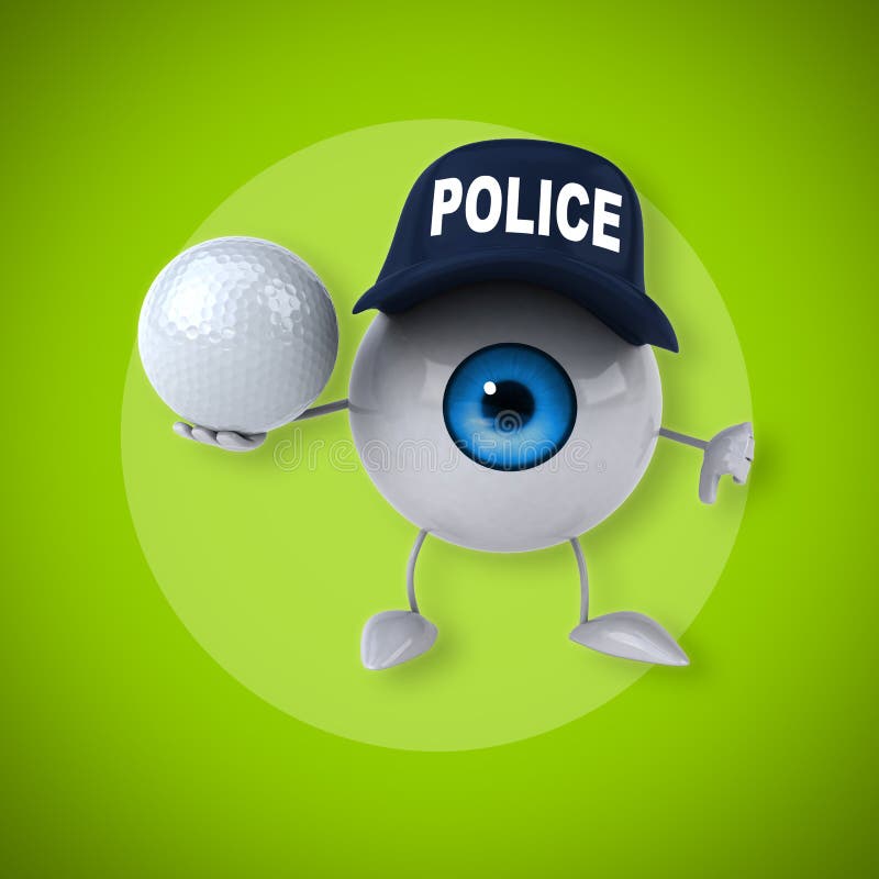 Eye stock illustration. Illustration of eyesight, police - 76464641