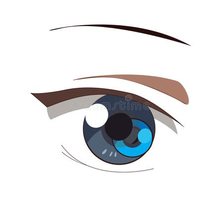 Eye stock vector. Illustration of eyes, children, eyebrows - 8045954