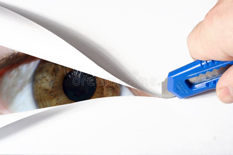 Eye stock image. Image of look, cornea, cutter, retina - 8309097