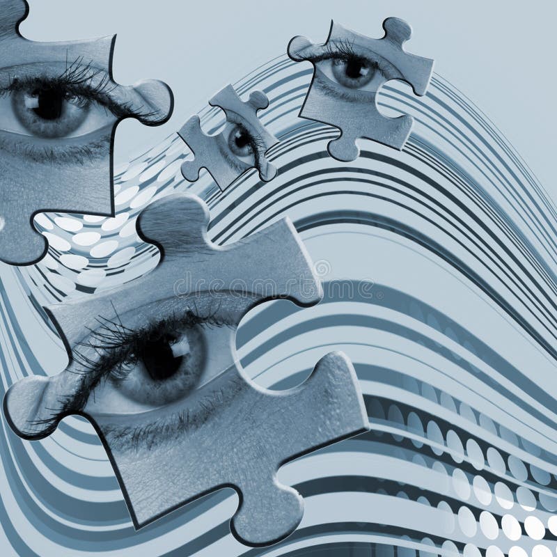 Eye abstract stock illustration. Illustration of danger - 5267916