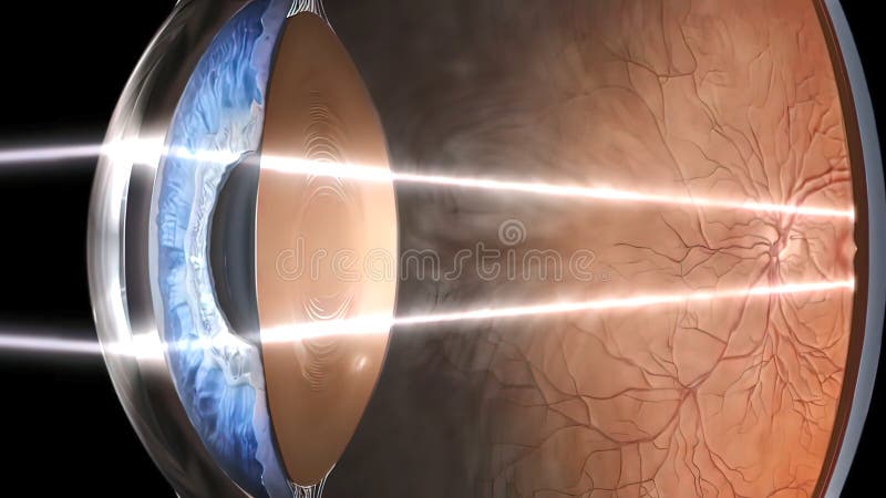 Eye Anatomy - Internal Structure, Medically Accurate Stock Illustration ...