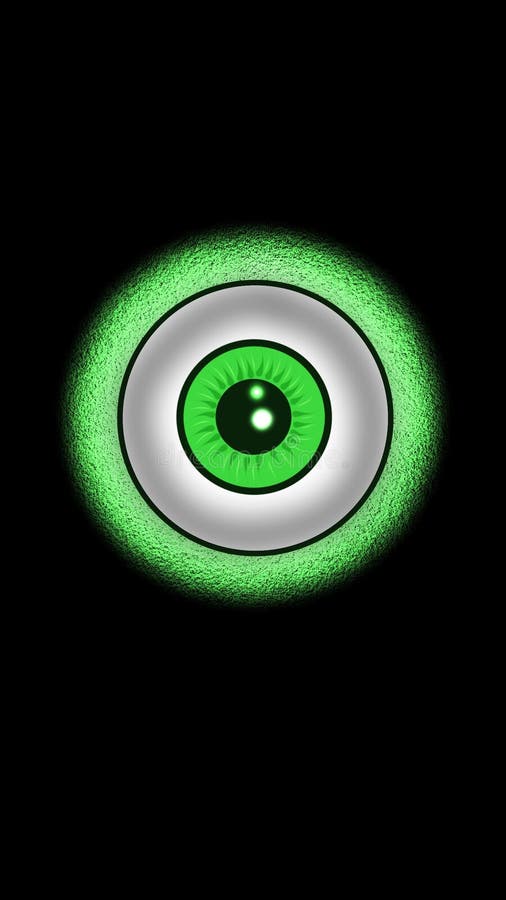 Eye stock illustration. Illustration of light, neon - 253153302