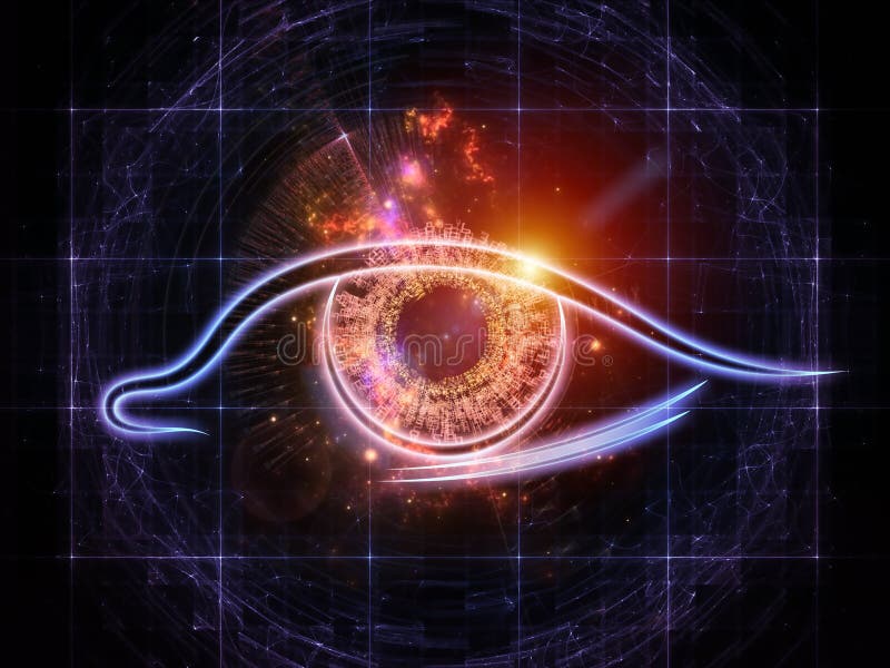 Eye of Artificial Intelligence Stock Illustration - Illustration of ...