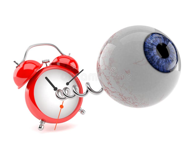 Alarm Eyeball Glossy Elegant Pink Round Button Abstract Stock ...