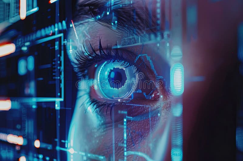 Eye High Tech Stock Illustrations – 4,555 Eye High Tech Stock ...