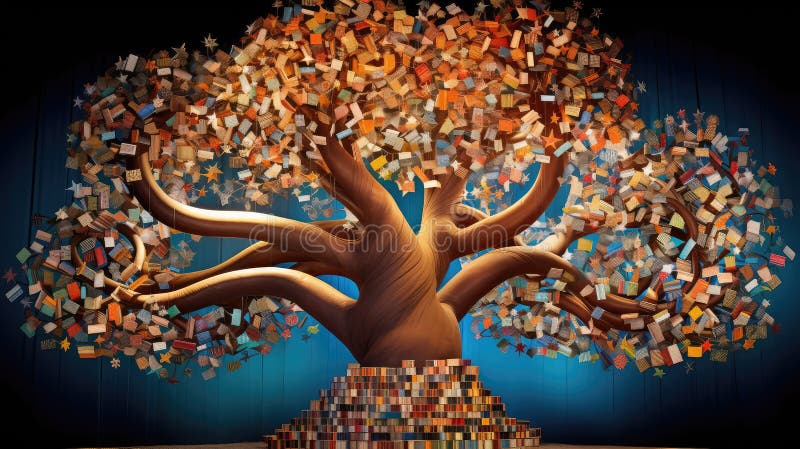 Eye book tree stock image. Image of creative, tree, towering - 336023467