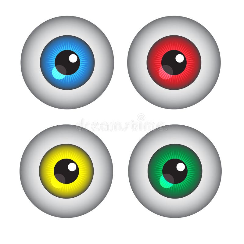 Eye button icon stock illustration. Illustration of button - 72247291