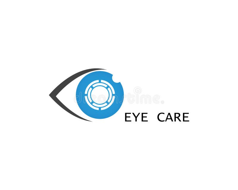 Eye Care Focus Logo Design Vector Icon Stock Vector - Illustration of ...
