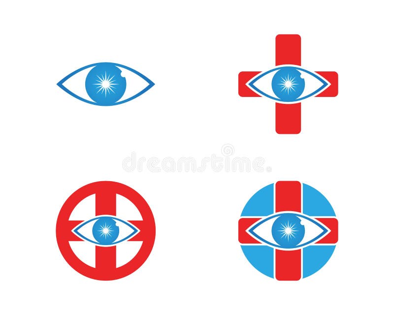 Eye Care Health Logo Vector Stock Vector - Illustration of seek, icon ...