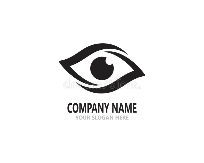 Eye Care Health Logo Vector Illustration Stock Vector - Illustration of ...