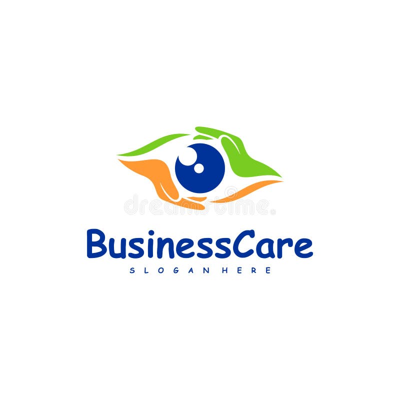 Eye Care Logo Design Vector. Icon Symbol Stock Illustration - Illustration of modern, eyes ...
