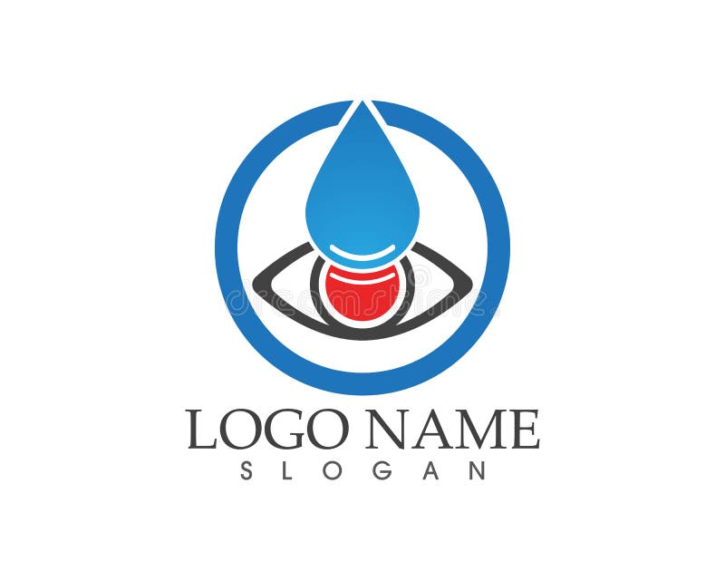 Eye Care Logo Design Vector Illustration Stock Vector - Illustration of ...