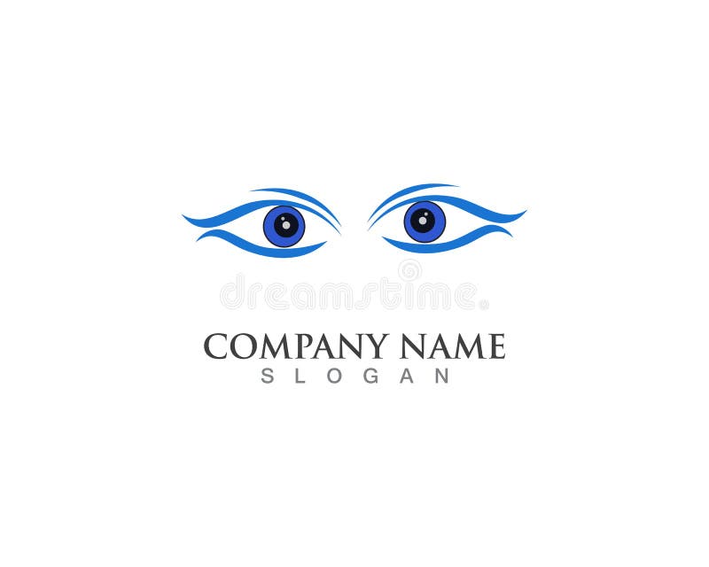 Eye Care Logo Symbol Template Vector Icons App Stock Illustration - Illustration of health ...