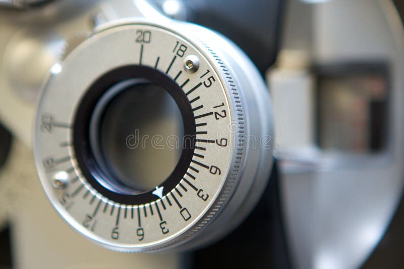 Eye Care machine stock image. Image of optometrist, exam - 6639205