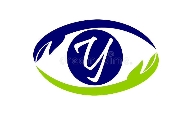 Eye Care Solutions Letter Y Stock Vector - Illustration of icon ...