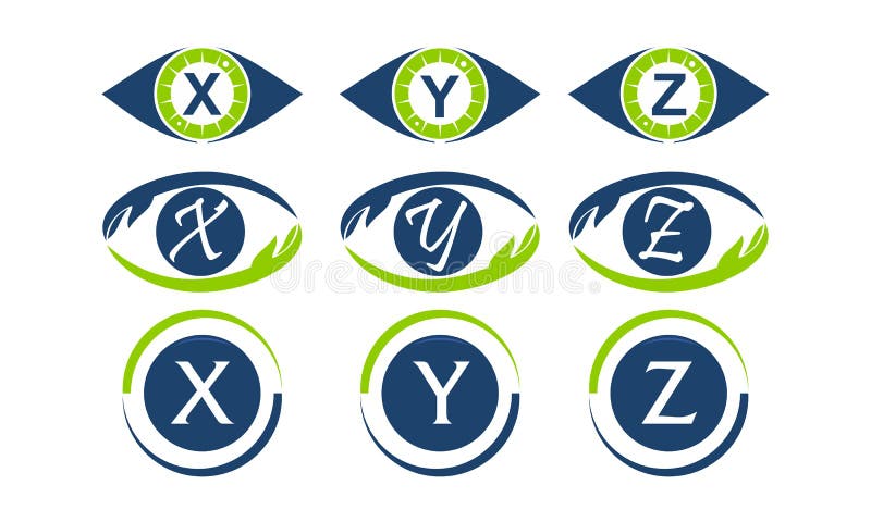 Eye Care Solutions Set stock vector. Illustration of hospital - 111476567