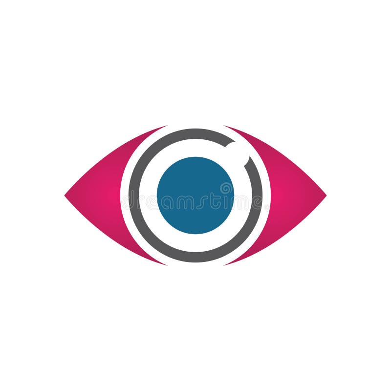 Eye Care Vector Logo Design Icon Template Stock Vector - Illustration ...