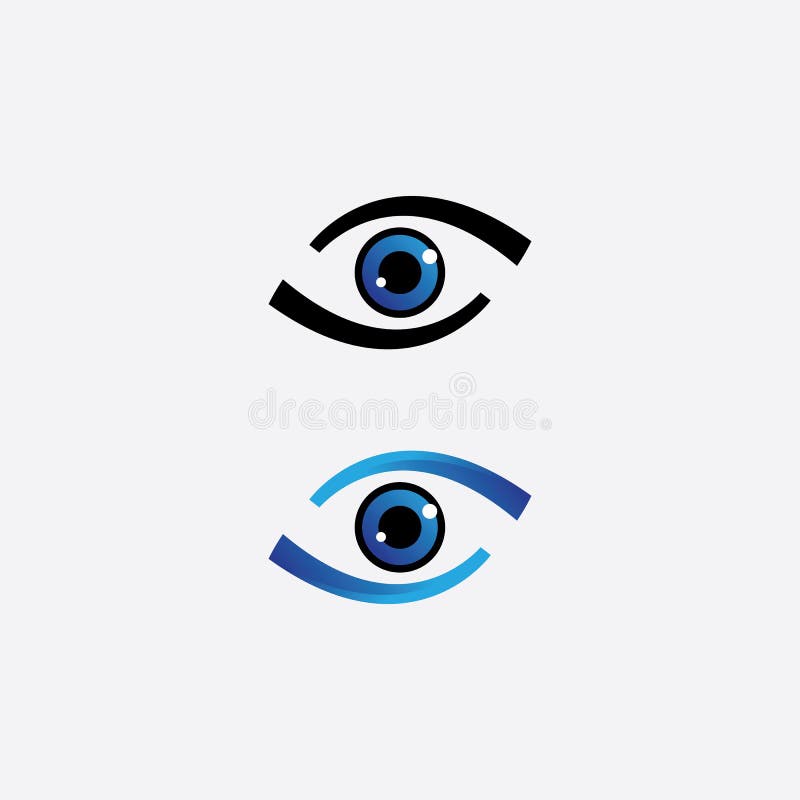 Eye Care Vector Logo Template Stock Vector - Illustration of template ...