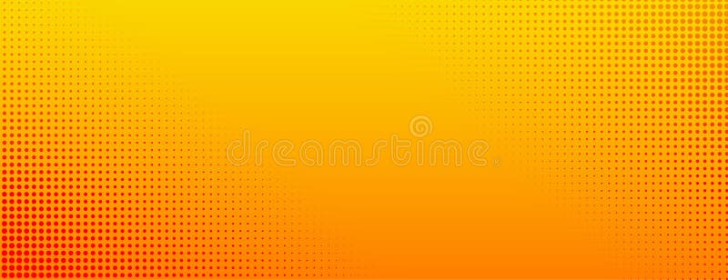 Eye Catching Abstract Retro Yellow Wallpaper with Halftone Effect Stock ...