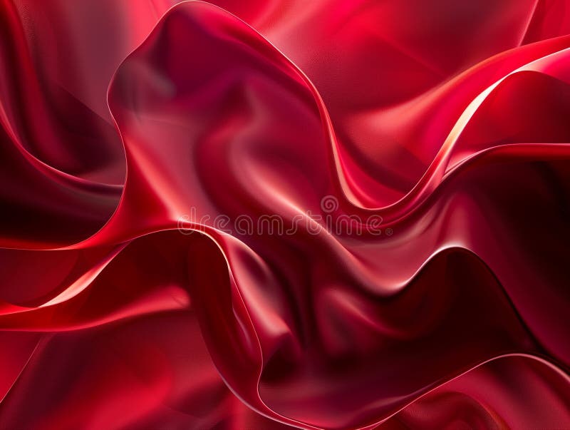 Abstract Red Grains Waves Vibrant Wallpaper Stock Illustration ...