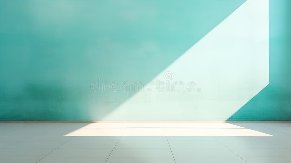 Eye Catching Backdrop, Wall with Striking Light and Shadow Play Stock ...