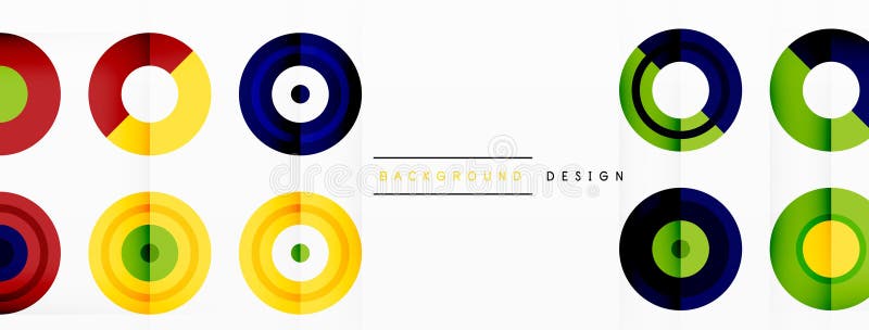 Vibrant Geometric Abstract Background Design Stock Vector ...