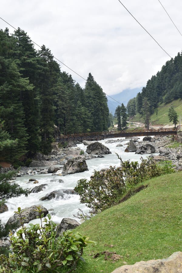 An Eye Catching Beautiful View at Kashmir Valley,India Stock Image ...