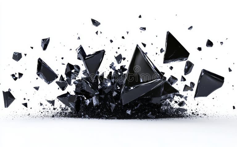 An Eye-catching Design Based on a Dynamic Explosion of Black Triangles ...
