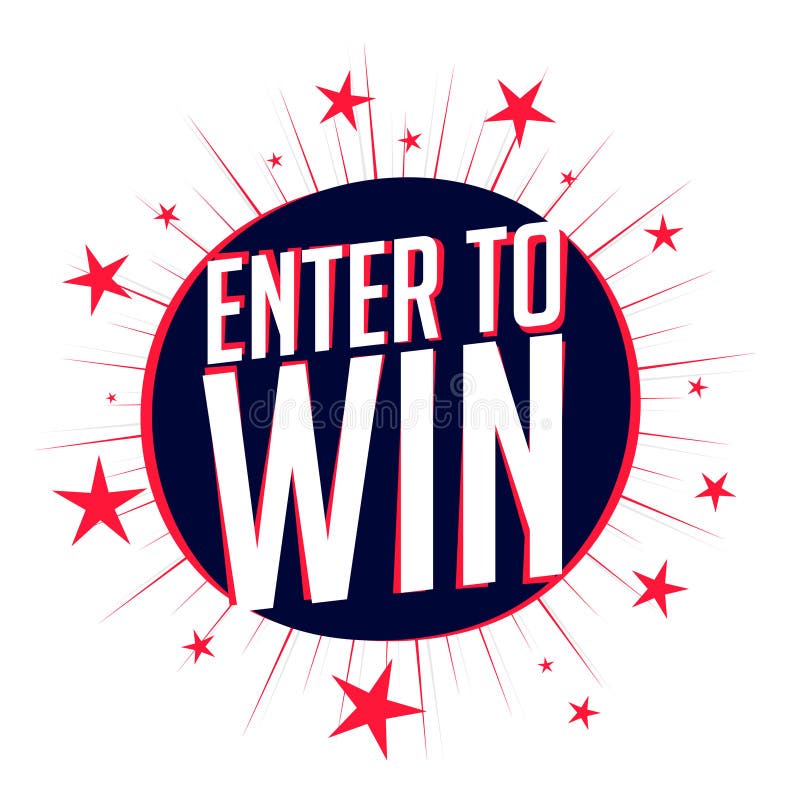 Eye Catching Enter Open Contest and Win Amazing Reward Stock Vector ...
