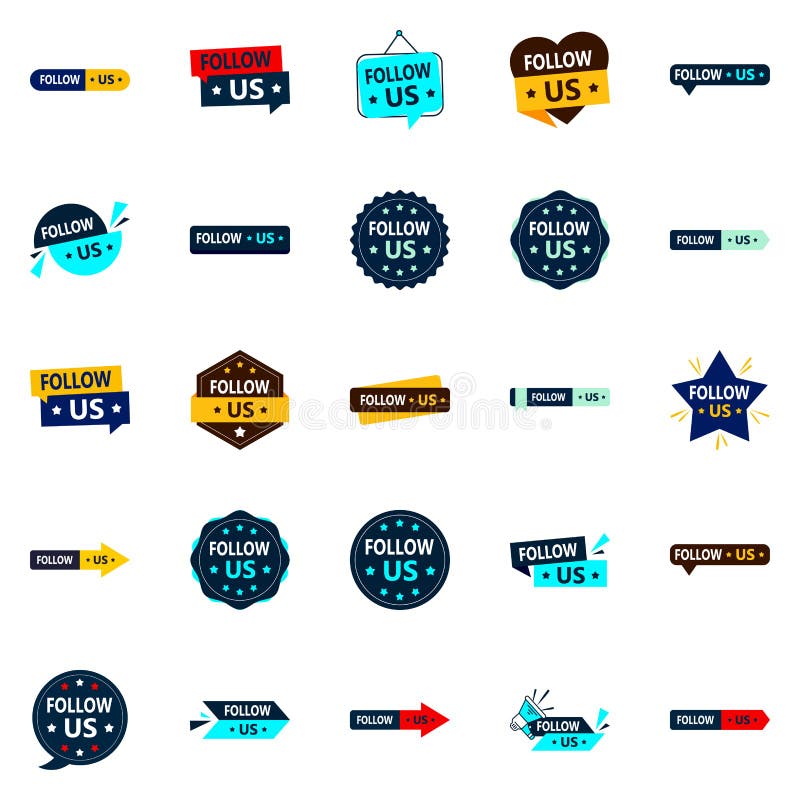 20 Eye-catching Follow Us Banners for Facebook and Instagram Stock ...