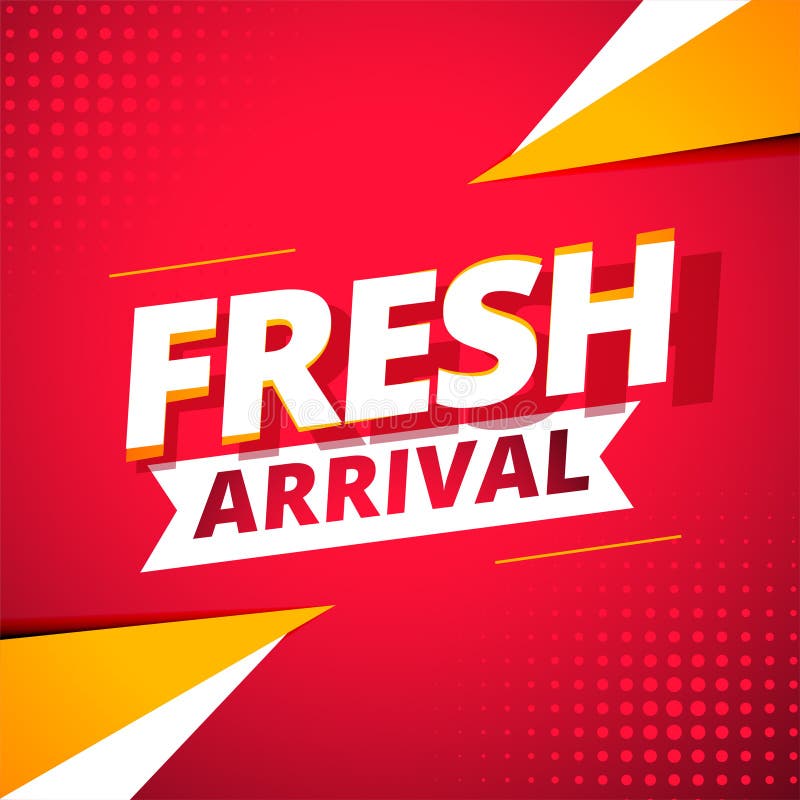 Eye Catching Fresh Arrival Collection Template with Halftone Effect ... Eye Catching Fresh Arrival Collection Template with Halftone Effect ...
