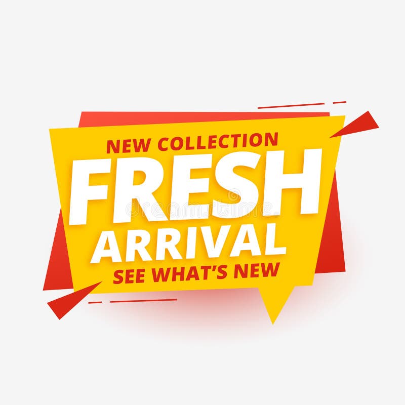 Eye Catching Fresh Arrival Promo Template Explore Latest Collection ...