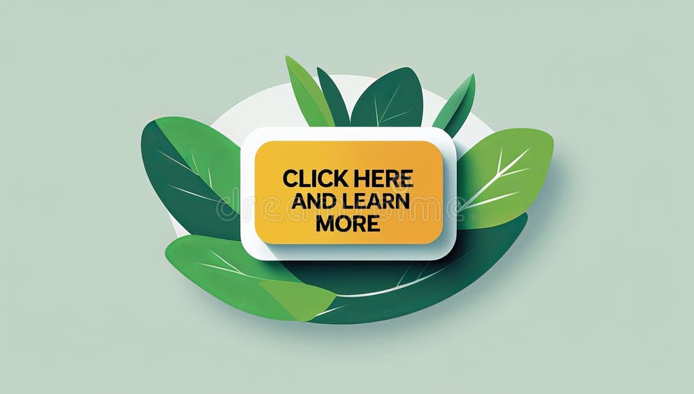 Click Here and Learn More stock illustration. Illustration of shape ...