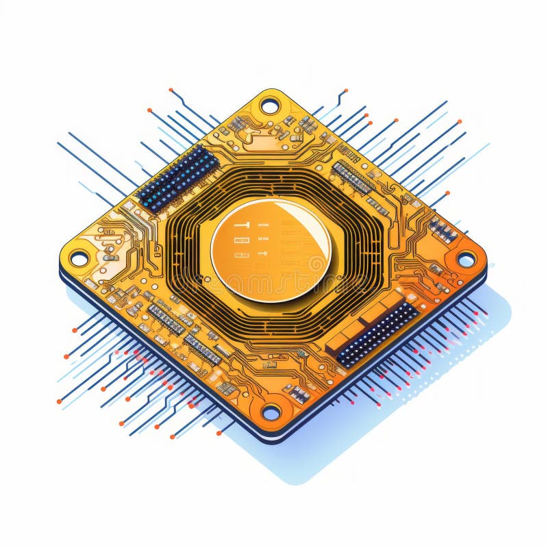 Eye-catching Isometric Design with Metallic Rotation for Cryptocurrency ...