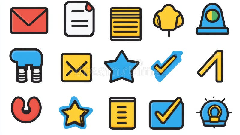 An Eye-catching Layout Displaying Various Election Symbols Including ...