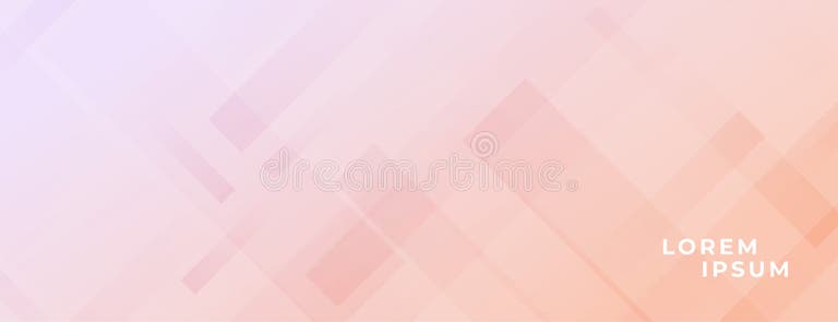 Eye Catching Modern Geometric Shape Wide Header Design Stock Vector ...