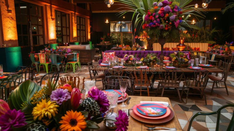 Banquet Table Setup Layout Stock Illustrations – 35 Banquet Table Setup ...