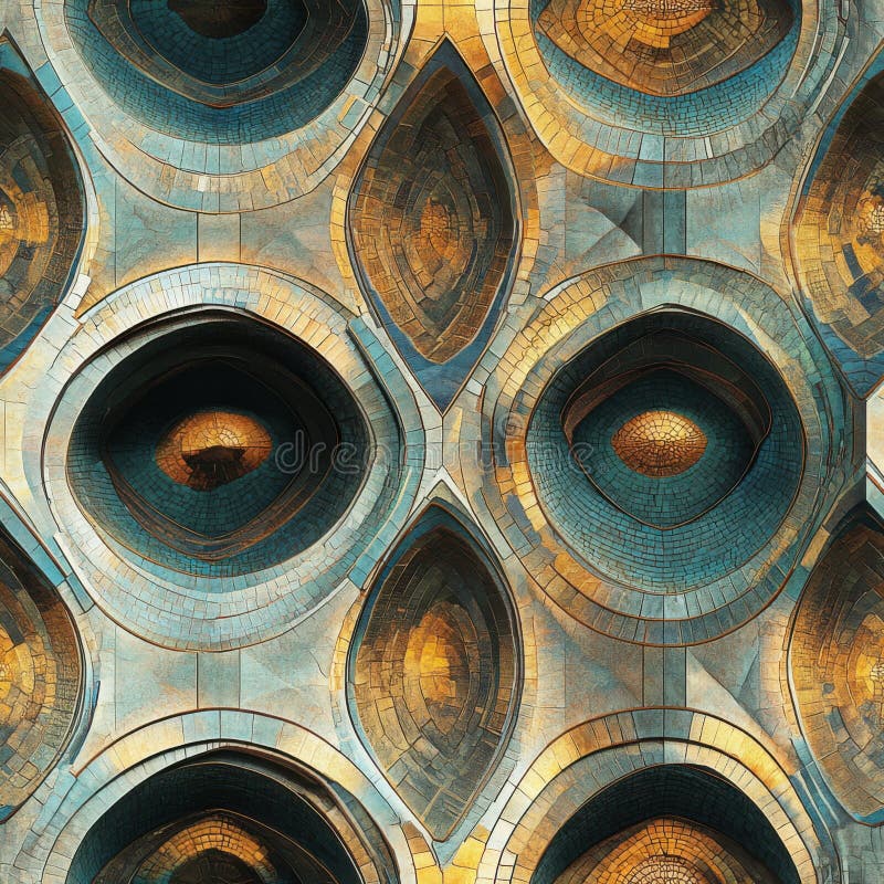 Eye-catching Pattern of Circles Featuring Vibrant Colors and Engaging ...