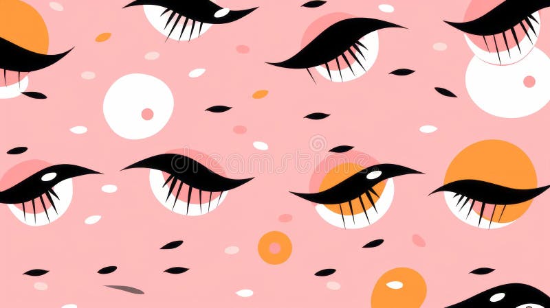 Eye Catching Pattern with a Modern Twist for Trendy Beauty Stock ...