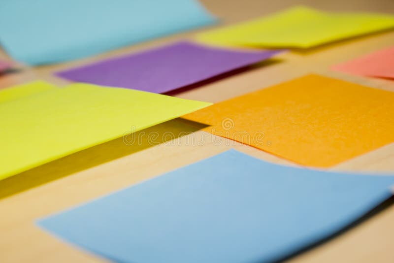 Eye catching sticky notes stock image. Image of organized - 67571137