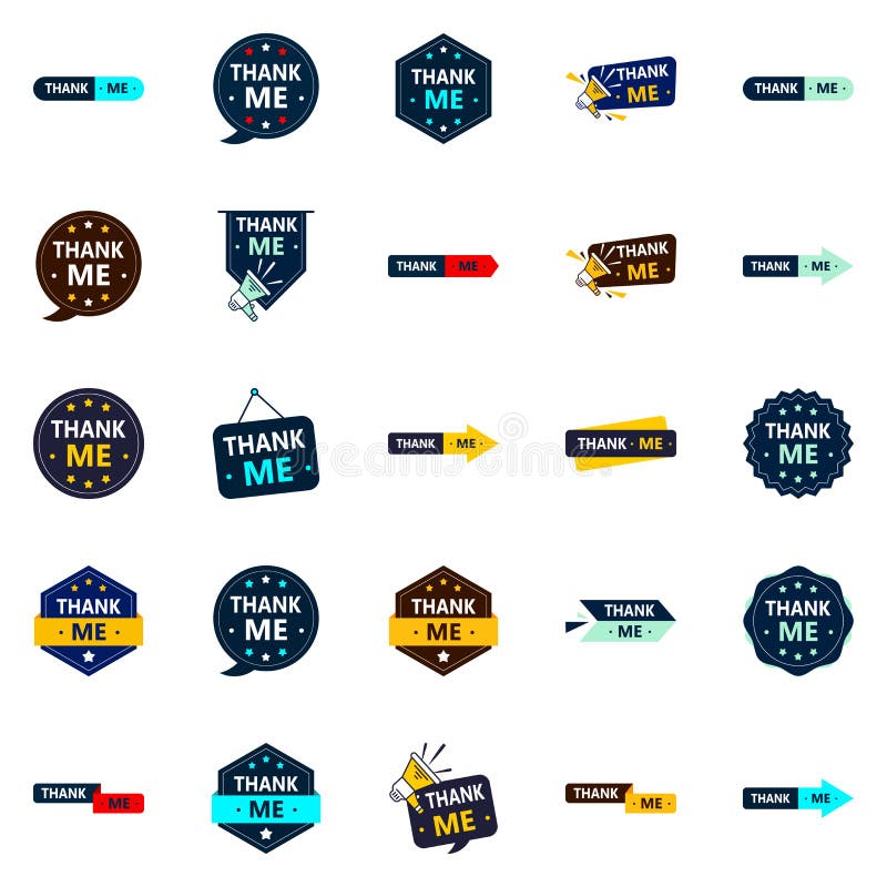 25 Eye Catching Thank Me Banners To Get Your Message Across Stock ...