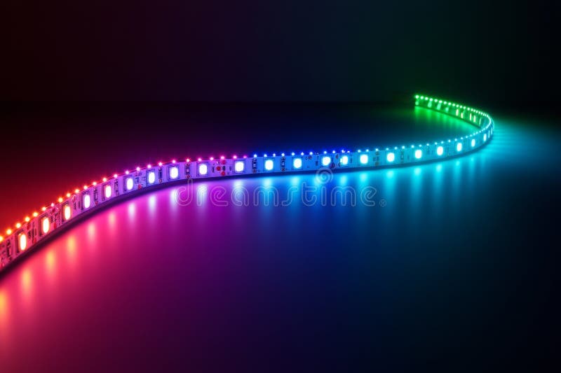 Eye-catching Visuals with a Pulsating LED Light Strip that Stretches ...