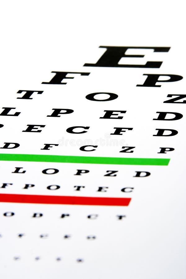 Red Green Eye Chart Stock Photos - Free & Royalty-Free Stock Photos ...