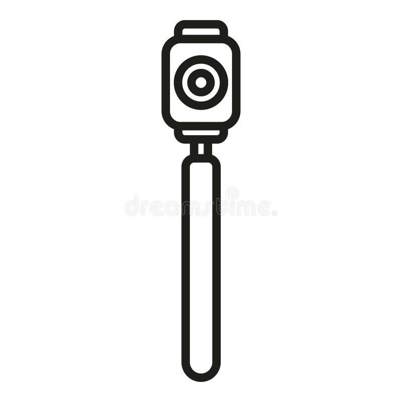 Eye Check Stick Icon Outline Vector. Visual Exam Stock Vector ...