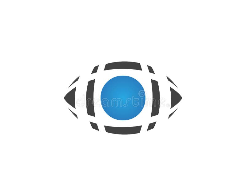 Eye Circle Logo Design Vector Stock Vector - Illustration of idea, icon ...