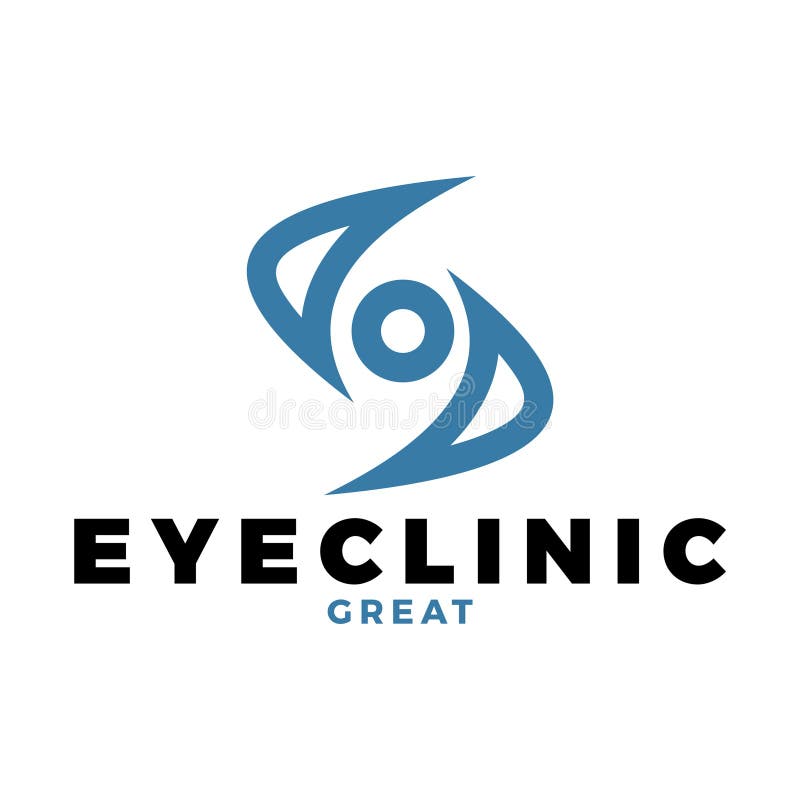 Eye Clinic Icon Logo Design Template Stock Vector - Illustration of ...